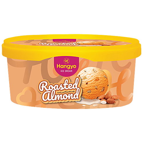 Buy Hangyo Roasted Almond Ice Cream Online at Best Price of Rs 313.29 ...