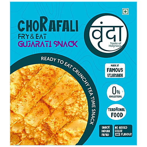 Buy Vrunda Cholafali Indian Papad - Ready To Fry, Gujarati Snack, No ...