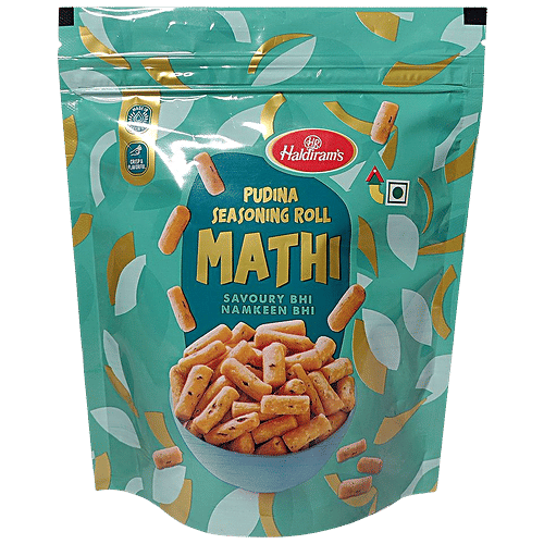 Buy Haldiram's Pudina Seasoning Roll Mathi - Savoury & Namkeen Online ...