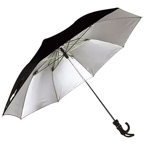 Buy Creative Space Umbrella - 53 cm, 2 Fold, Auto Open, Compact, Black ...
