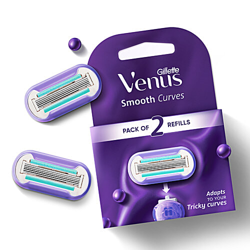 Buy Gillette Venus Venus Swirl Razor Cartridges - Long Lasting Painfree ...