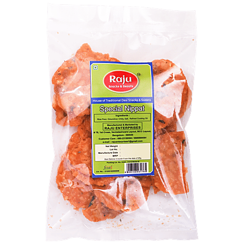 Buy Raju Snacks Special Nippat Online at Best Price of Rs 69 - bigbasket