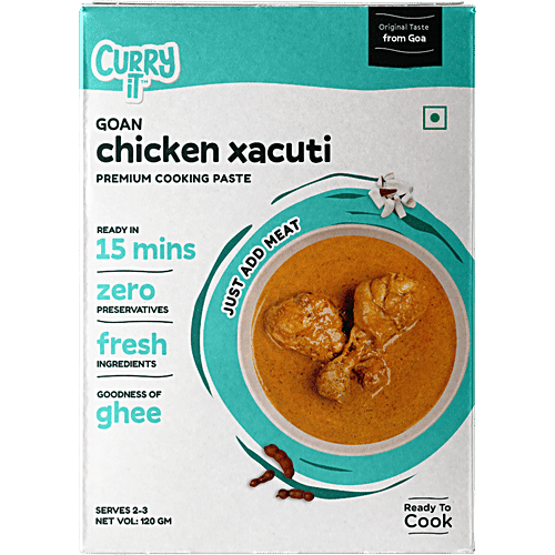 Buy CURRYiT Goan Chicken Xacuti Cooking Paste Online at Best Price of ...