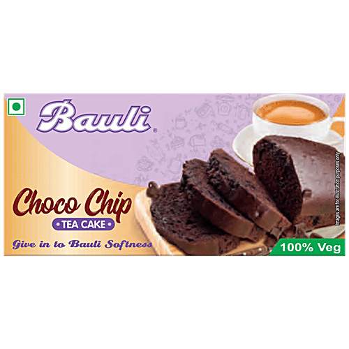 Buy Bauli Choco Chip Tea Cake - Soft Online at Best Price of Rs 150 ...