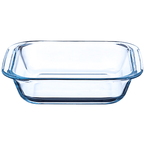 Buy Sanjeev Kapoor Bake Dish - Square, Borosilicate Glass, Titan ...