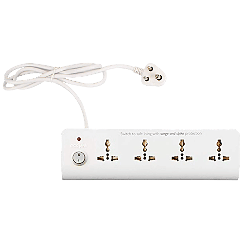 Buy EcoLink 4 Way Spike & Surge Guard - Universal Sockets, 1.5 Meter ...