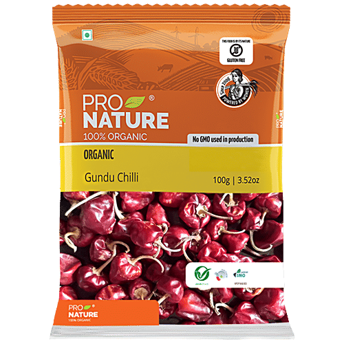 Buy Pro Nature Organic Gundu Chilli/Cherry Chilli Online at Best Price ...