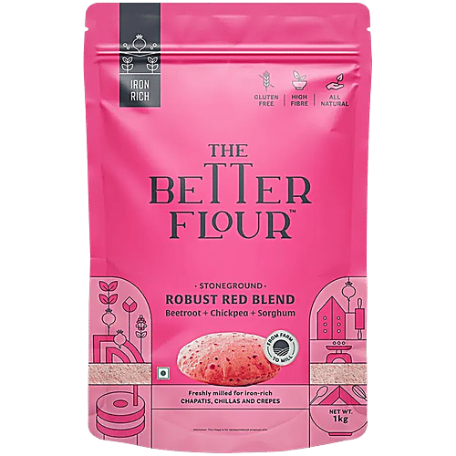 Buy The Better Flour Robust Red Blend Flour - Stoneground, Beetroot ...