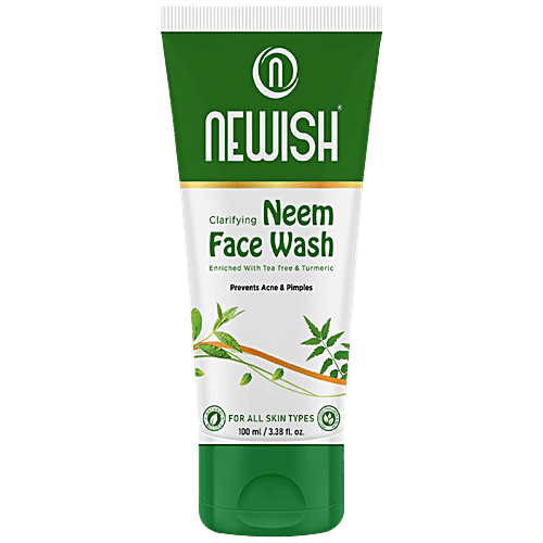 Buy Newish Clarifying Neem Face Wash - With Tea Tree & Turmeric Online at Best Price of Rs null ...