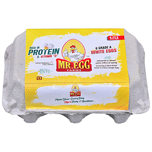 Buy Mr.EGG White Eggs Online at Best Price of Rs 79 - bigbasket