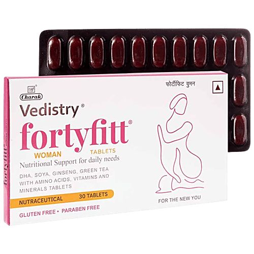 Buy Vedistry Fortyfitt Woman Tablets - Nutritional Support For Daily ...