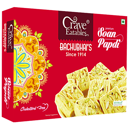 Buy Crave Eatables Bachubhai's Soan Papdi Online at Best Price of Rs ...