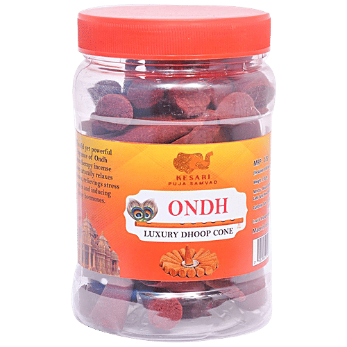 Buy Kesari Puja Samvad Ondh Luxury Dhoop Cone Online at Best Price of ...
