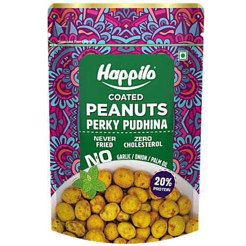 Buy Happilo Perky Pudhina Coated Peanuts Online at Best Price of Rs 99 ...
