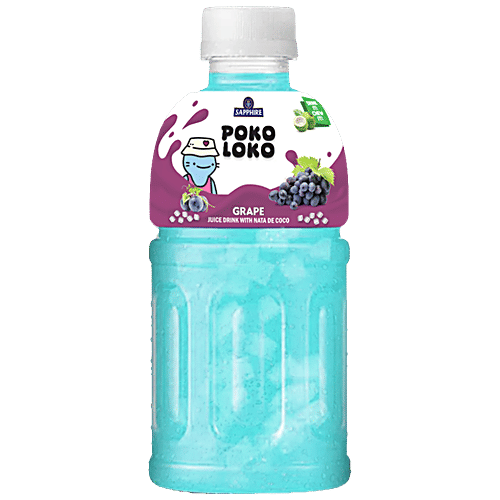 Buy Sapphire Poko Loko Grape Flavoured Juice Drink With Nata De Coco ...