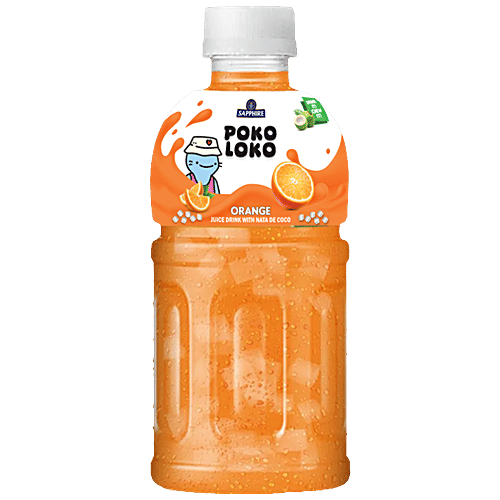 Buy Sapphire Poko Loko Orange Flavoured Juice Drink With Nata De Coco ...