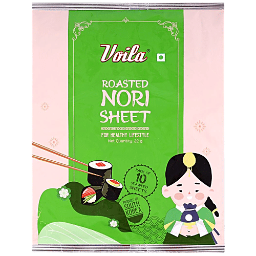 Buy VOILA Dae Chun Gim Roasted Sushi Nori - 10 Seaweed Sheets Online at ...