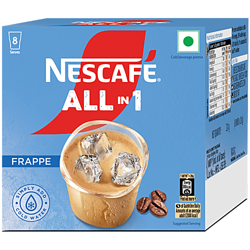 Buy Nescafe All In 1 Frappe Instant Cold Coffee Premix Powder Online at ...