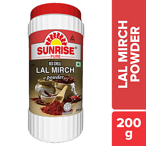 Buy Sunrise Pure Red Chilli Lal Mirch Powder Online at Best Price of Rs ...
