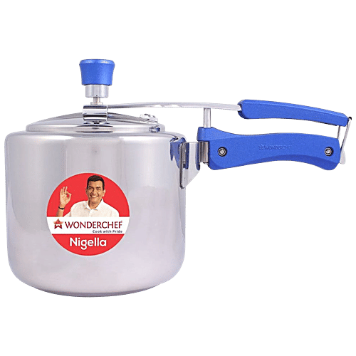 Buy Wonderchef Nigella Pressure Cooker With Inner Lid - Regular, Non-Stick Online at Best Price ...