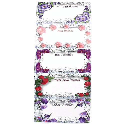 Buy Creative Space Best Wishes Paper Sticker - Assorted Online at Best ...