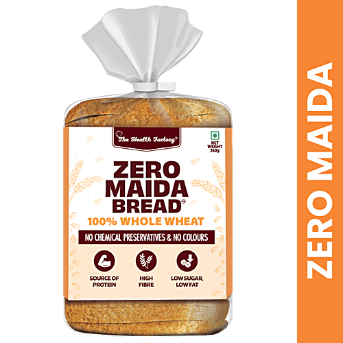 Buy The Health Factory 100% Whole Wheat Bread Online at Best Price of ...