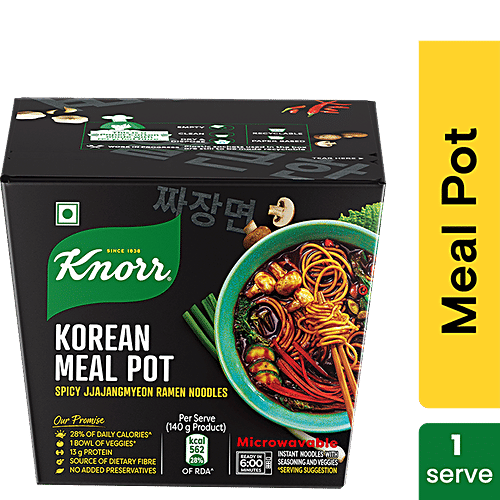 Buy Knorr Korean Meal Pot - Spicy Jjajangmyeon Ramen Noodles Online at ...