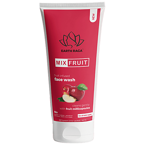 Buy Earthraga Mix Fruit Face Wash - With Fruit Millicapsules Online at ...
