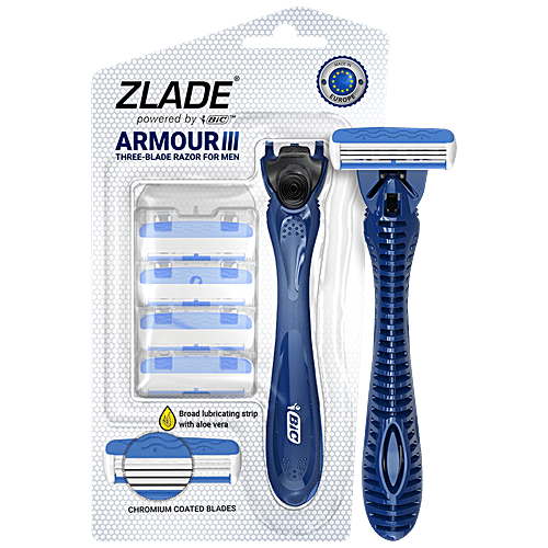 Buy Zlade Armour III Triple-Blade Razor For Men Online at Best Price of ...