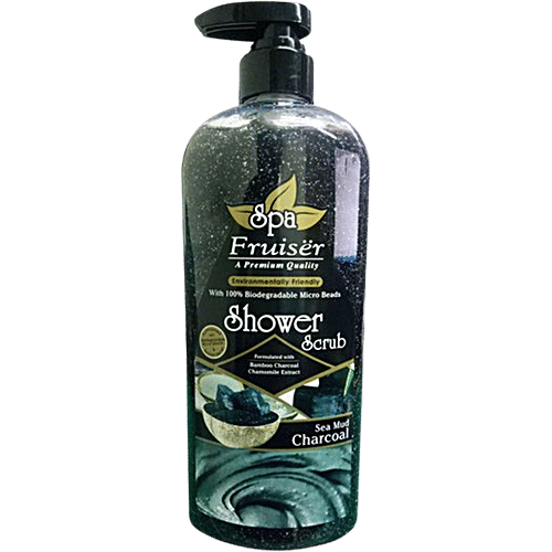 Buy FRUISER Shower Scrub Sea Mud Charcoal Online at Best Price of Rs ...