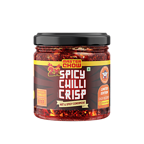 Buy MasterChow Chilli 2x Garlic Crisp - Extra Spicy, Crunchy, Garlicky ...