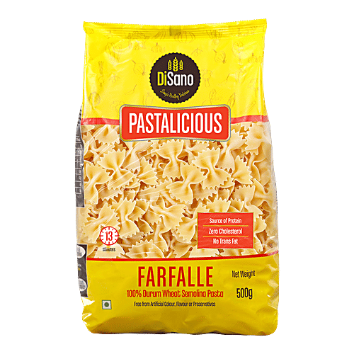 Buy Disano Farfalle - 100% Durum Wheat Semolina Pasta Online at Best ...