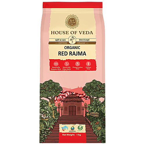 Buy HOUSE OF VEDA Organic Red Rajma Online at Best Price of Rs null - bigbasket