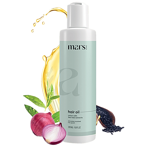Buy Mars by GHC Hair Oil - Onion & Tea Tree Extracts Online at Best ...