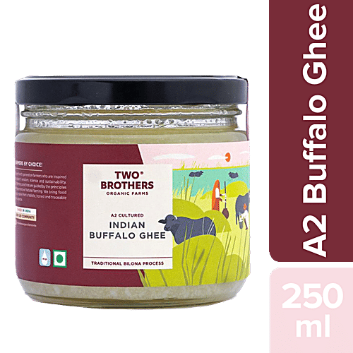 Buy Two Brothers Organic Farms A2 Buffalo Ghee - Traditional Bilona ...