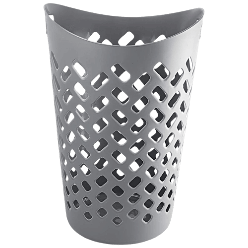 Buy Cello Flexi Plastic Laundry Basket - Grey Online at Best Price of ...