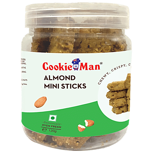 Buy CookieMan Almond Mini Sticks Online at Best Price of Rs 189 - bigbasket