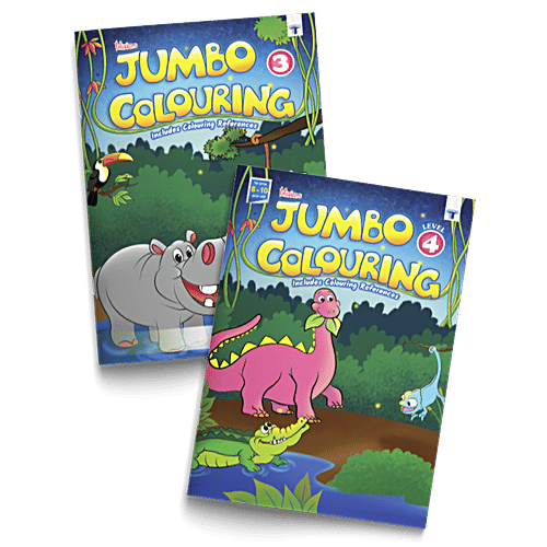 Buy Target Publications Blossom Jumbo Colouring Books Combo - For Kids ...