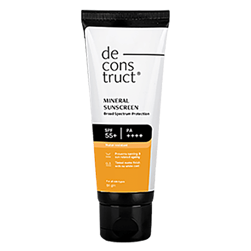Buy Deconstruct Tinted Mineral Sunscreen - SPF 55+ and PA++++ - Broad ...
