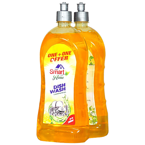 Buy Smart Home Dish Wash Concentrated Gel Liquid Online at Best Price ...