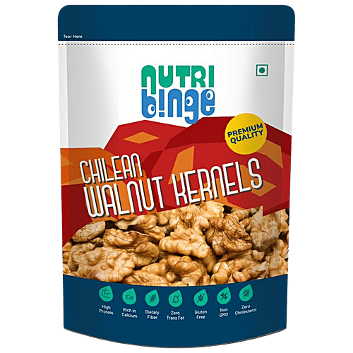 Buy Nutri Binge Chilean Walnut Kernels Online at Best Price of Rs 600 - bigbasket
