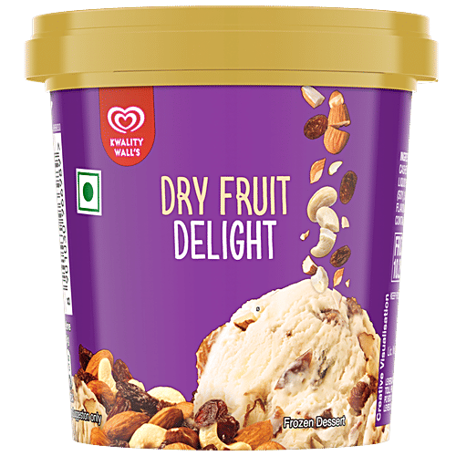 Buy Kwality Wall's Dry Fruit Delight Frozen Dessert Online at Best ...