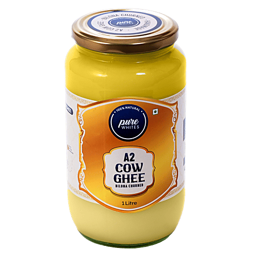 Buy Pure Whites A2 Cow Ghee - Bilona Churned Online at Best Price of Rs ...