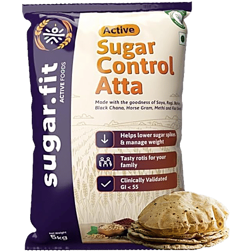 Buy Sugar.Fit Active Sugar Control Atta Online at Best Price of Rs 1000 ...
