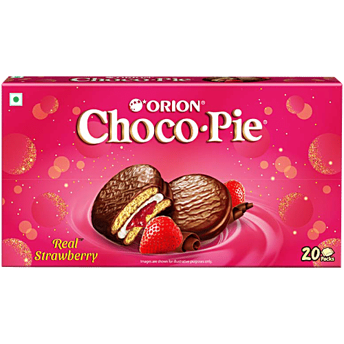 Buy Orion Choco Pie Strawberry Festive Gift Pack Online at Best Price ...