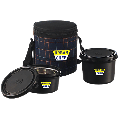 Buy Urban Chef Petite Stainless Steel Containers - With Insulated ...