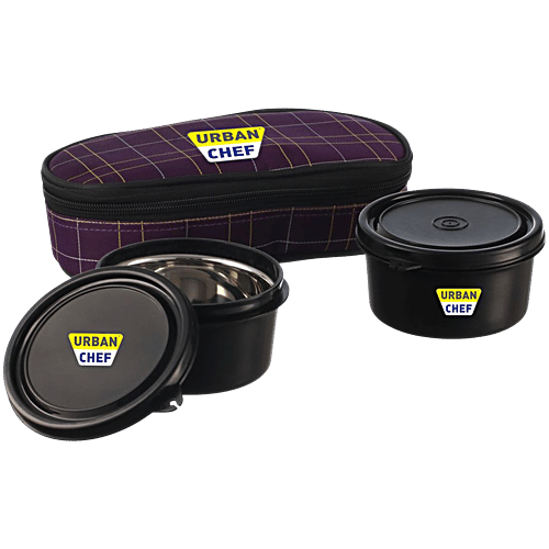 Buy Urban Chef Joy Stainless Steel Lunch Box - With Insulated Fabric ...