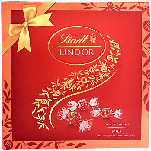 Buy Lindt Lindor Milk Chocolates - Gift Box Online at Best Price of Rs ...