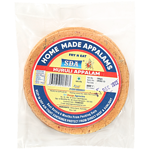 Buy SDA Huruli Appalam Online at Best Price of Rs 105 - bigbasket