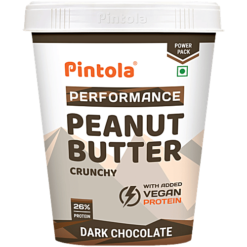 Buy Pintola Dark Chocolate Peanut Butter - Crunchy Online at Best Price ...